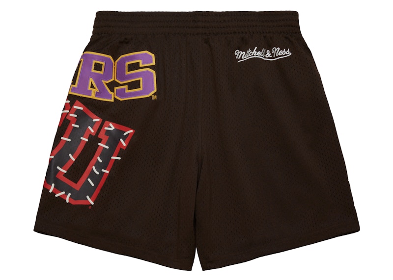 Travis Scott x Mitchell & Ness LSU Tigers Basketball Shorts Brown ...