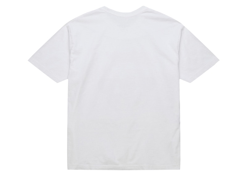 Travis Scott x Mitchell & Ness LSU Tigers Hand-Drawn T-Shirt White ...