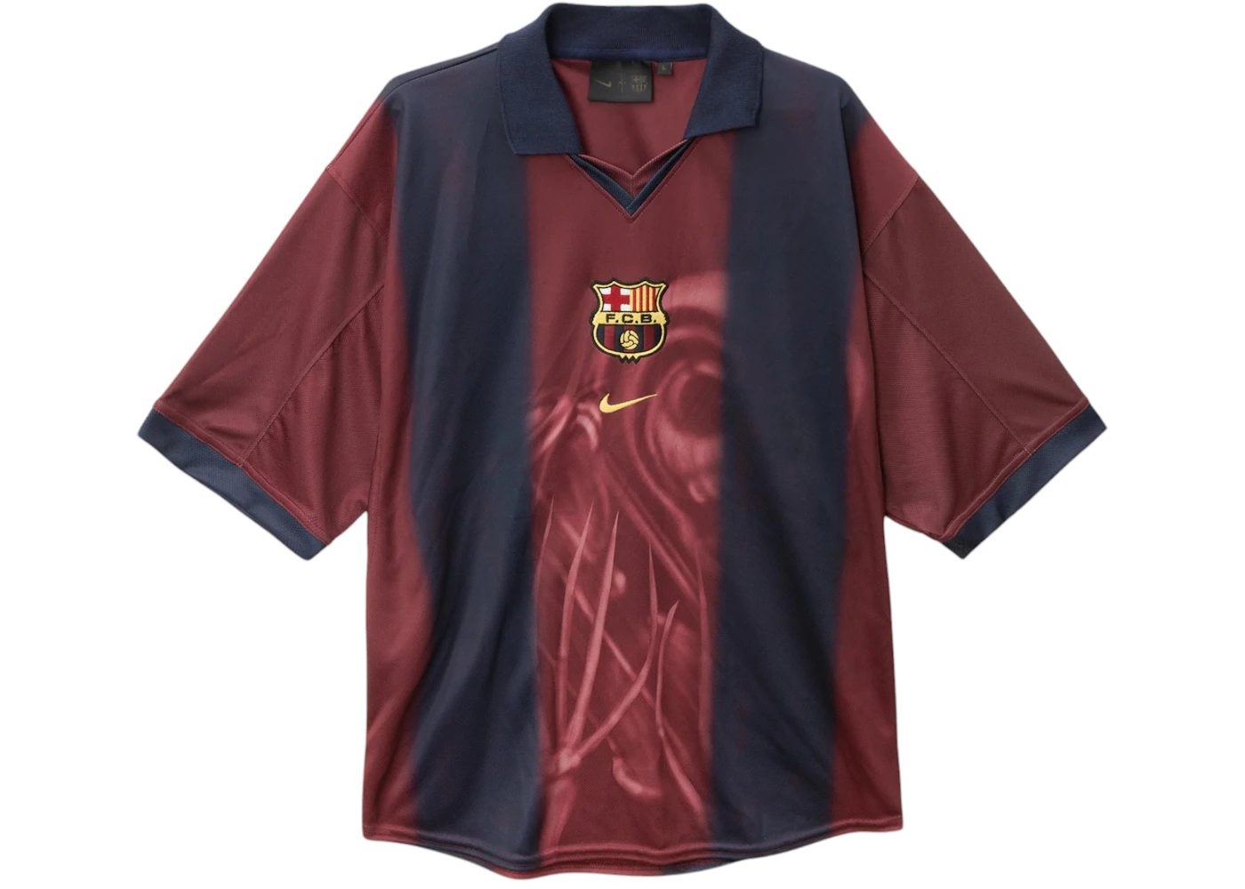 Travis Scott x Nike x FC Barcelona Retro 2000/01 Home Skeleton Jersey ... Travis Scott x Nike x FC Barcelona Retro 2000/01 Home Skeleton Jersey ...
