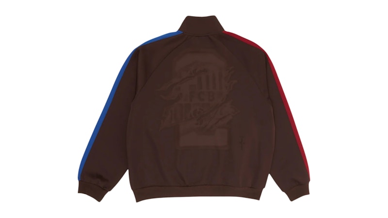 Travis Scott x Nike x FC Barcelona Retro Zip Anthem Jacket Black Men's ...