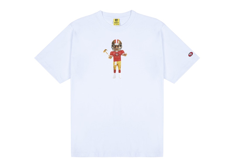Tyler, The Creator Golf Wang x NFL 49Ers Bobblehead Tee White Men's ...