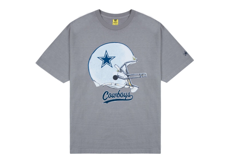 Tyler, The Creator Golf Wang x NFL Cowboys Helmet Tee Grey Men's - SS25 ...