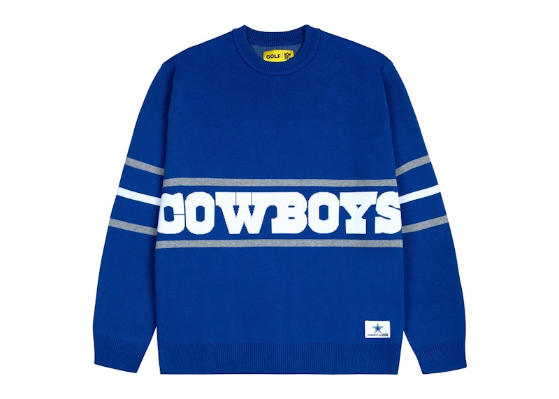 Tyler, The Creator Golf Wang x NFL Cowboys Jacquard Sweater Blue Men's ...
