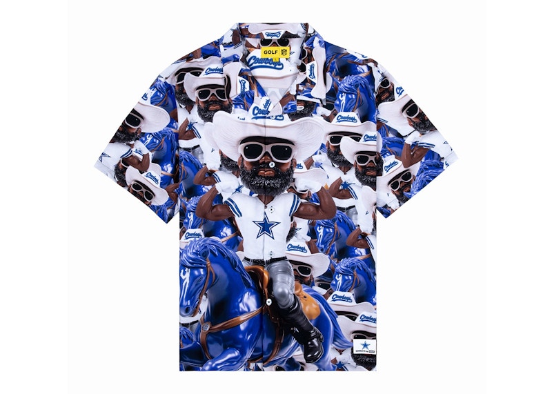 Tyler, The Creator Golf Wang x NFL Cowboys Rayon Button Up Shirt ...