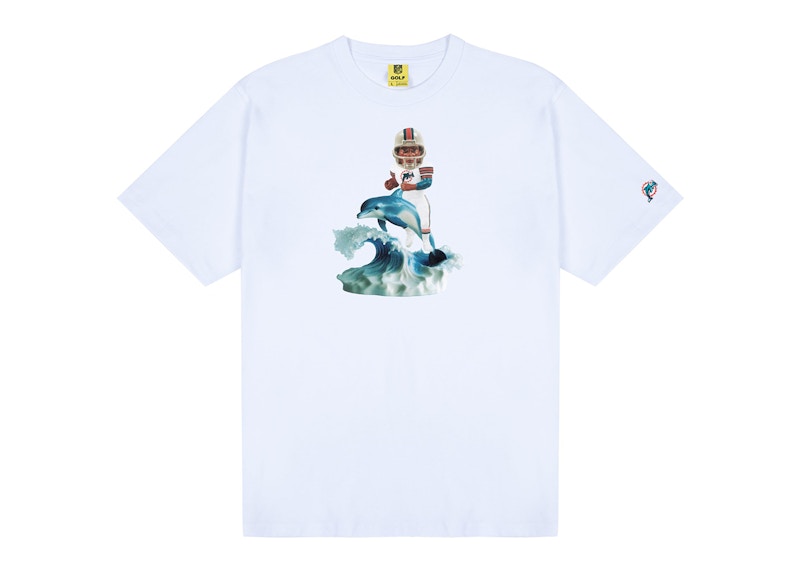 Tyler, The Creator Golf Wang x NFL Dolphins Bobblehead Tee White Men's ...