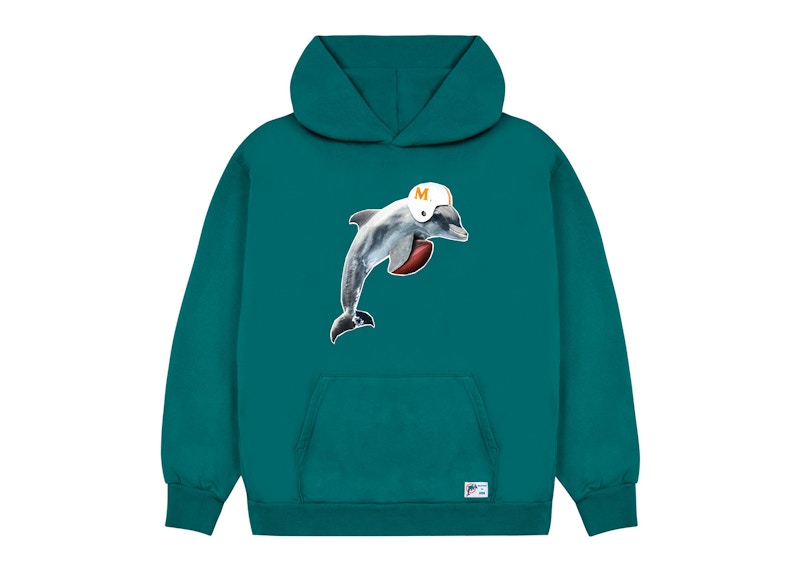 Tyler, The Creator Golf Wang x NFL Dolphins Cutout Hoodie Teal Men's ...
