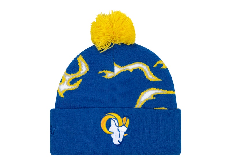 Tyler, The Creator Golf Wang x NFL Rams Flame Beanie Blue - SS25 - US