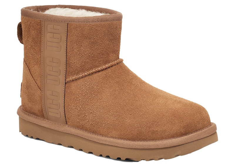 UGG Classic Mini Side Logo Boot Chestnut (Women's) - 1122558-CHE - GB