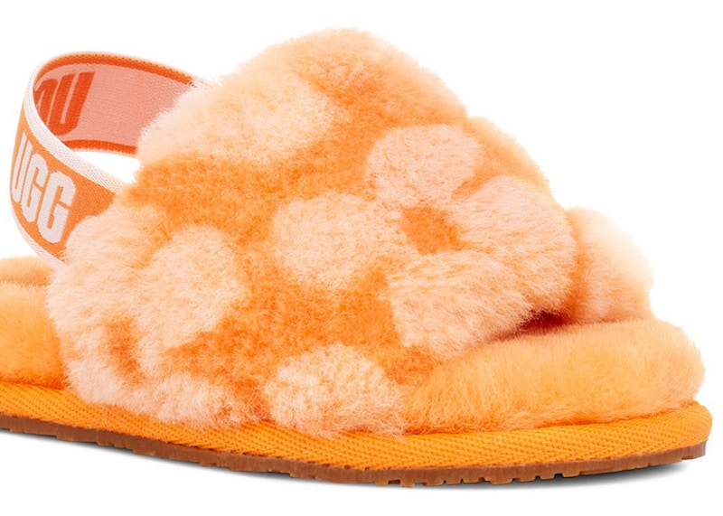 UGG Fluff Yeah Slide California Poppy (Toddler) Toddler - 1120011T-CPPP ...
