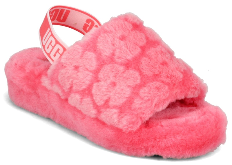 UGG Fluff Yeah Slide Poppy Strawberry (Women's) - 1118459-SSBT - US