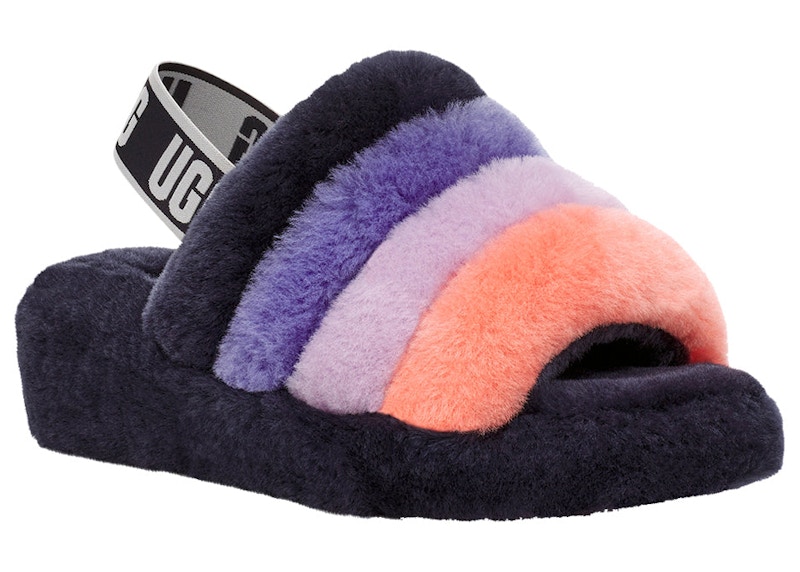 UGG Fluff Yeah Slide Starry Night Multi (Women's) - 1097169-SNMT - US