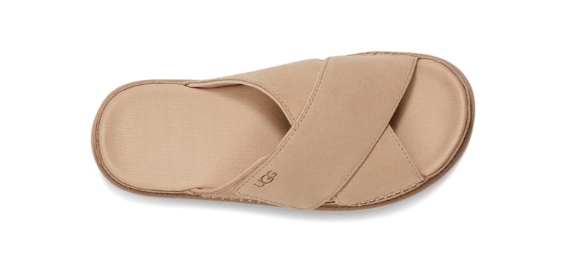 UGG Goldenstar Cross Slide Driftwood (Women's) - 1137910-DRI - US