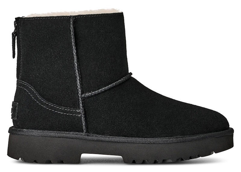 UGG Marais Zip Up Boot Black (Women's) - 1171574-BLK - KR