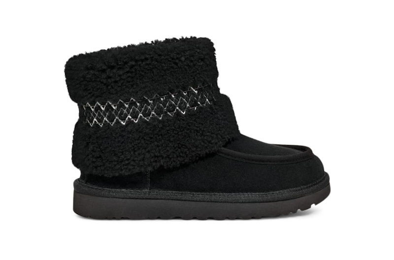 UGG Mini Heritage Braid Black (Women's) - 1148930-BLK - US