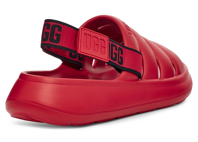 UGG Sport Yeah Slide Samba Red Men's - 1132150-SBR - US