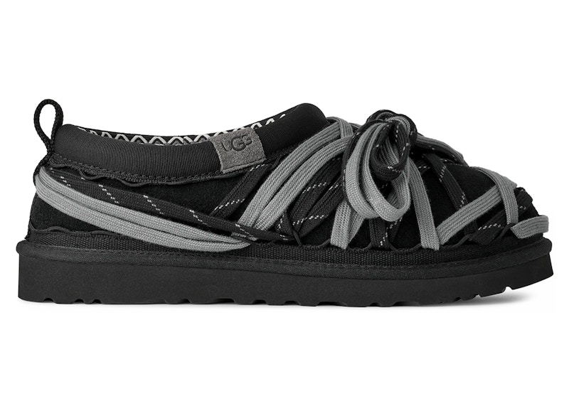 UGG Tasman Lace Slipper Black Men's - 1175054-BLK - US