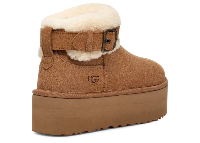 UGG Ultra Mini Belted Roller Boot Chestnut (Women's) - 1144041-CHE - US
