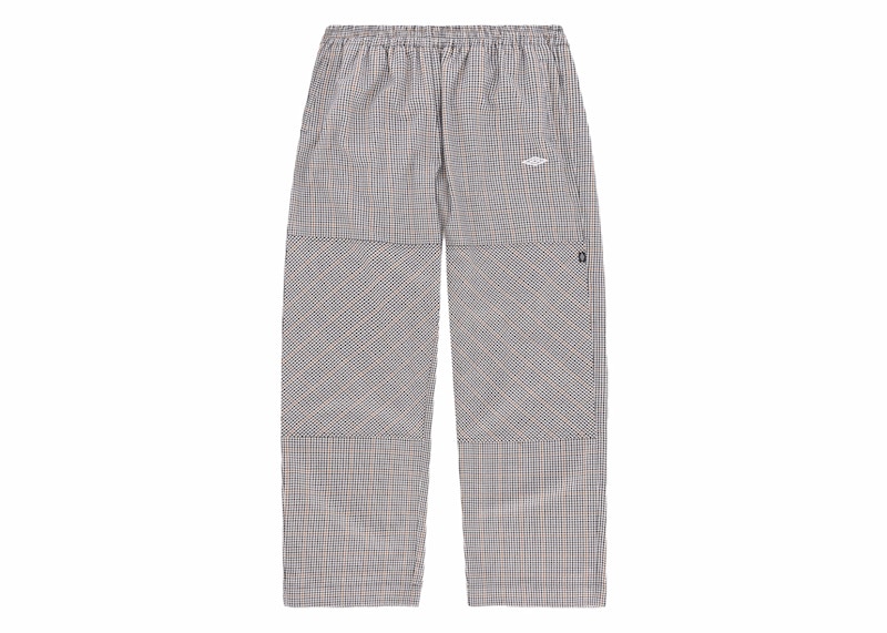 Umbro x Slam Jam Checked Double Knee Pants Brown/Black Check Men's ...