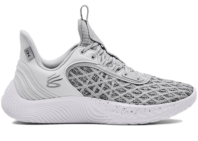 Under Armour Curry Flow 9 Team White Mod Grey Men's - 3025631-102 - US