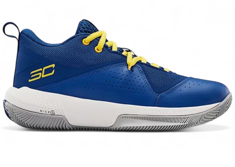 Under Armour Curry SC 3Zero 4 Royal White Yellow (GS) - 3023918-403 - US