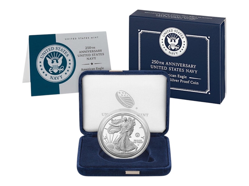 United States Mint 250th Anniversary United States Navy American Eagle ...