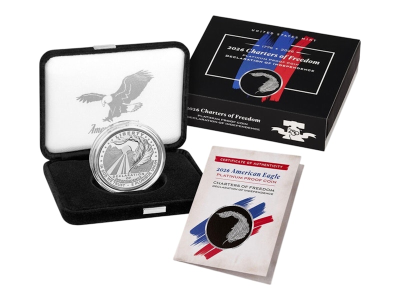 United States Mint Charters of Freedom 2026 Platinum Proof Coin ...