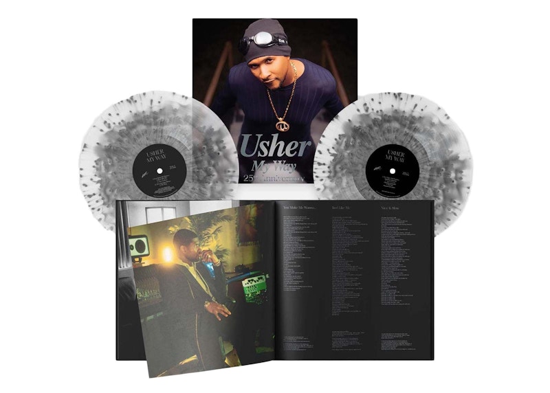Usher My Way 25th Anniversary Deluxe Edition 2XLP Vinyl Cloudy Silver - US