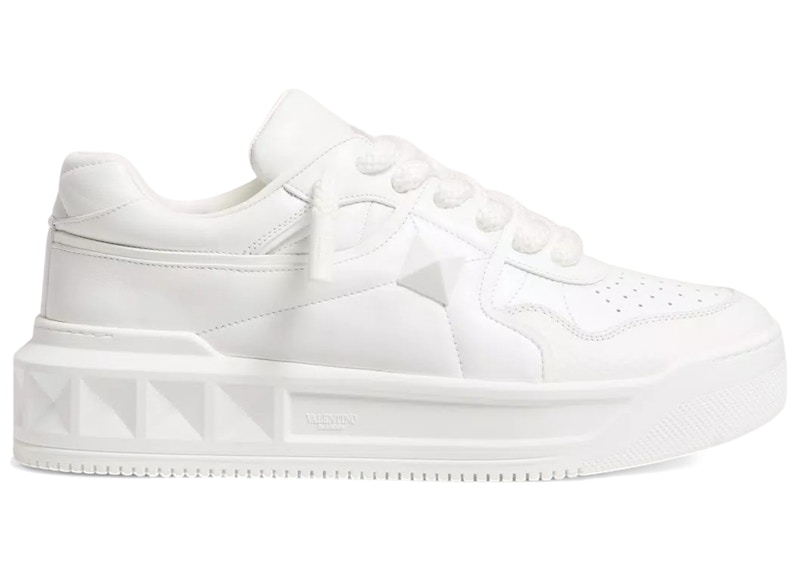 Valentino One Stud XL White Nappa Leather Men's - 7Y2S0G37XTM_0BO - US