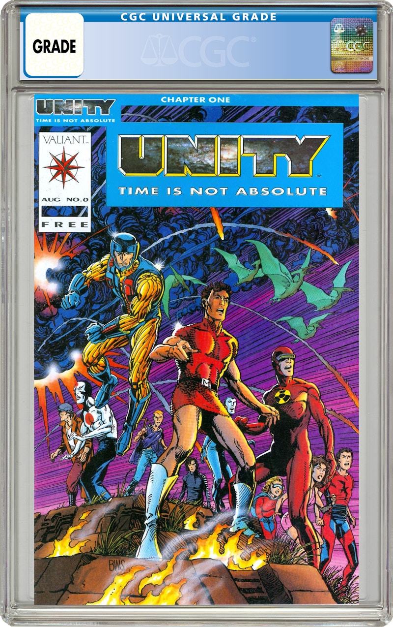 Valiant Unity (1992) #0BLUE Comic Book CGC Graded - US
