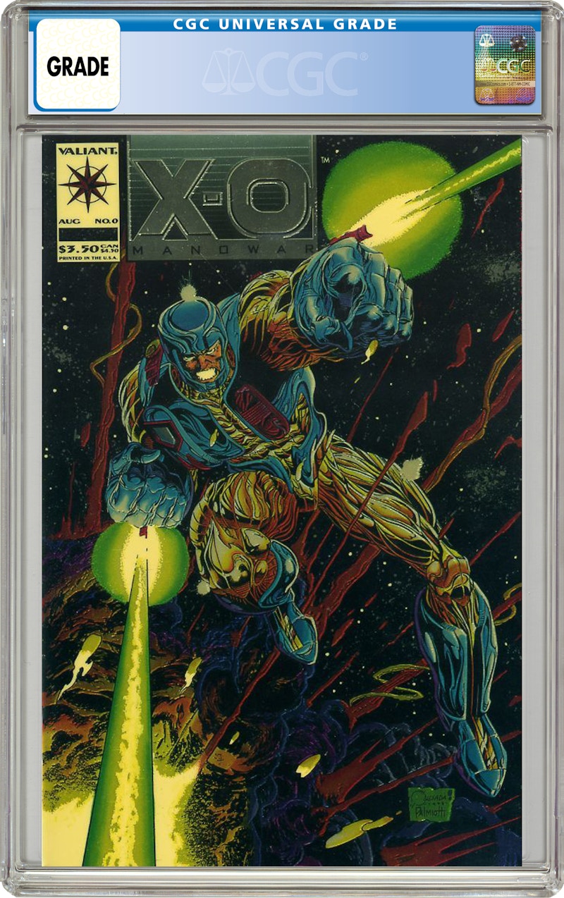 Valiant X-O Manowar (1992 1st Series) #0B Comic Book CGC Graded - GB