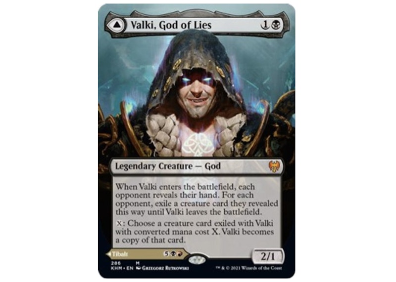 Valki, God of Lies (Borderless) Magic: The Gathering TCG Kaldheim ...