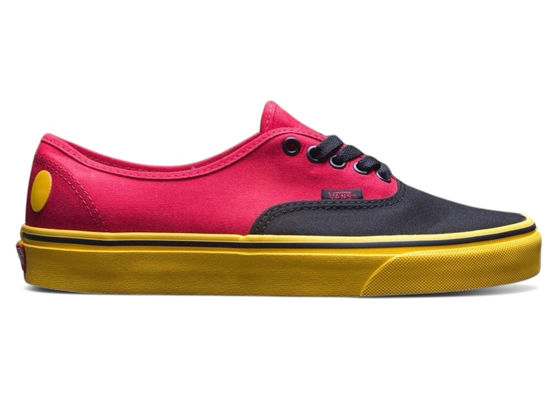 Vans Authentic Disney Mickey Red Yellow Men's - VN08EMUK9 - US