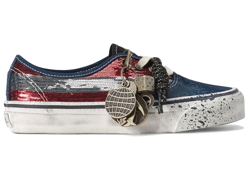 Vans Premium Authentic La Habana Red Navy Men's - VN000DB8Z11 - US