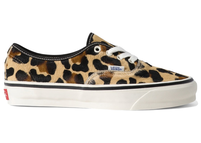 Vans Premium Authentic Leopard Orange Black Men's - VN000EK4UOV - US