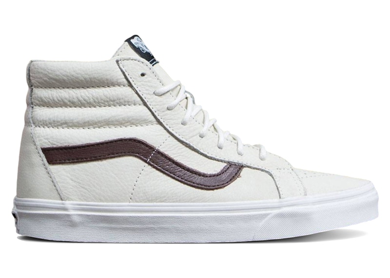 Vans SK8-Hi Re-Issue Leather White Blanc de Blanc Men's - VN0XSBLYT - US
