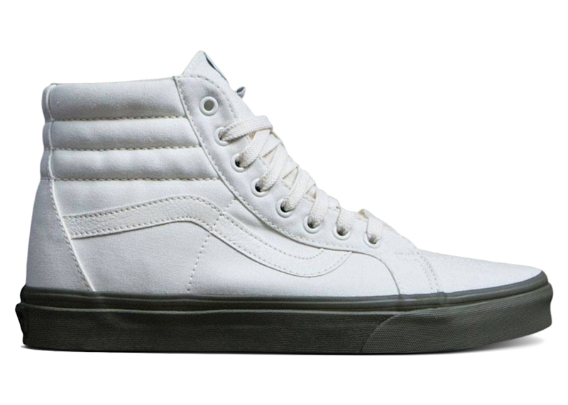 Vans Sk8-Hi Re-Issue Premium Leather Vanguard White Green Men's ...