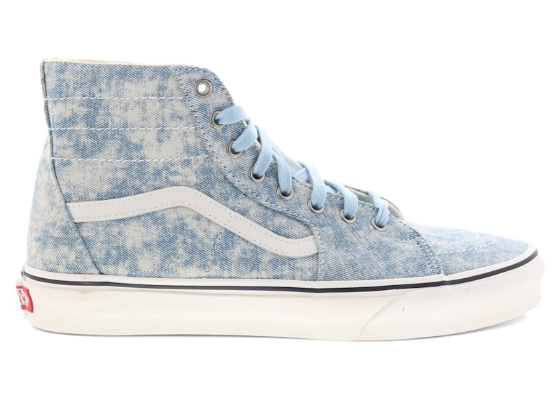 Vans Sk8-Hi Tapered Denim Destroy Winter Sky Men's - VN0A4U169FM - US