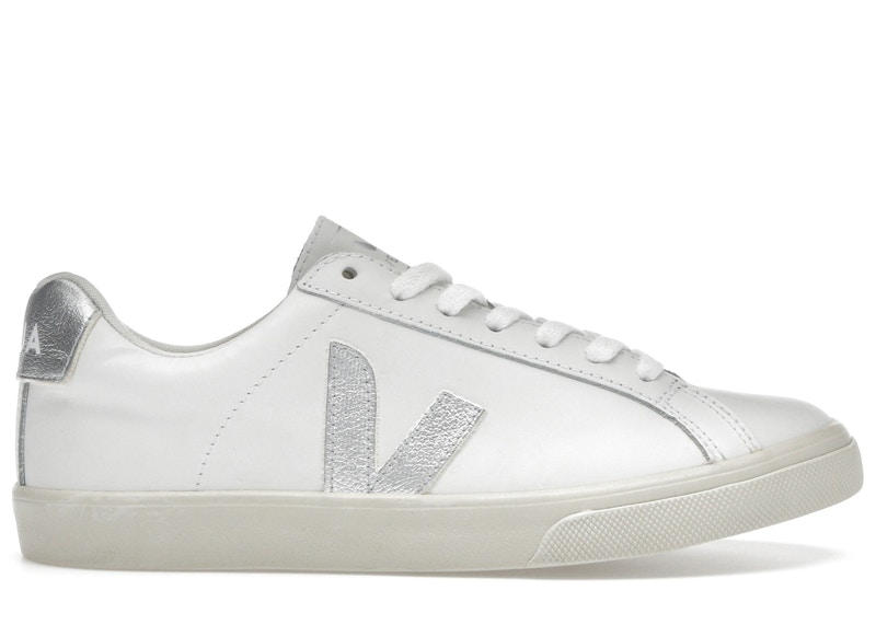Veja Esplar Leather White Silver Men's - EO0203883A/EO0203883B - US