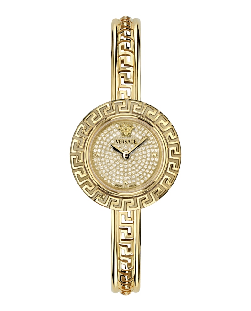 Versace Greca Pendant Diamond VEKNA0225 28mm in Stainless Steel - US