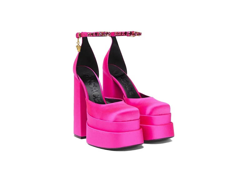 Versace Medusa Aevitas 155mm Platform Pumps Deep Fuschia - 1002005 ...