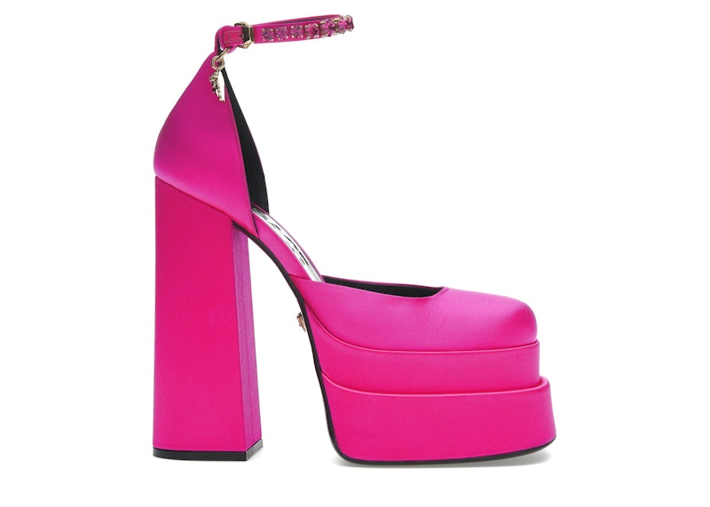 Versace Medusa Aevitas 155mm Platform Pumps Deep Fuschia - 1002005 ...
