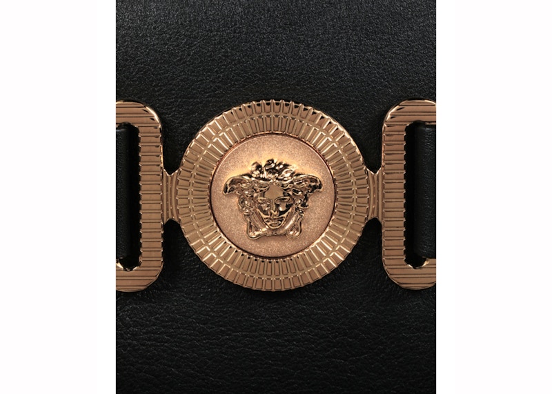 Versace Medusa Biggie Leather Backpack Black/Gold in Leather - US
