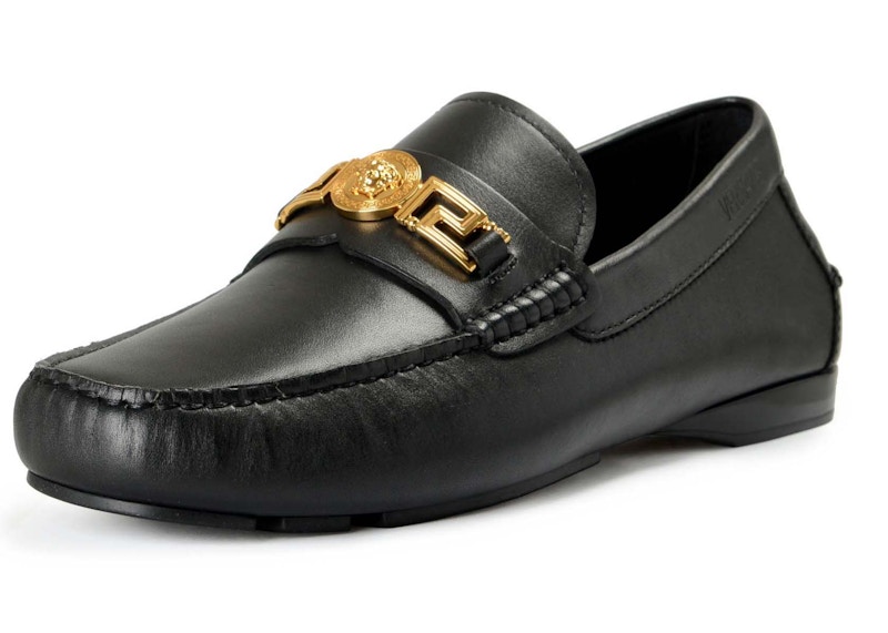 Versace Medusa Leather Loafer Black Men's - 1009707 D1VS KVO41 - US