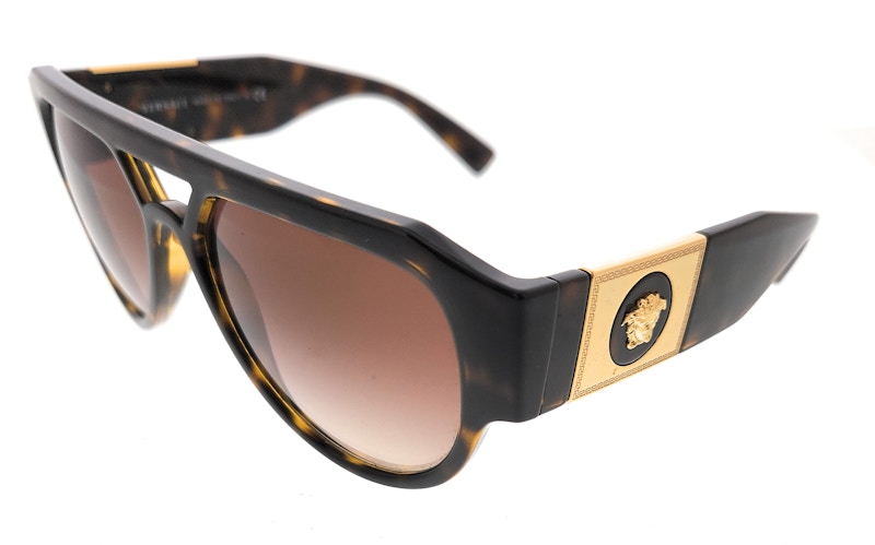 Versace Pilot Sunglasses Havana/Brown Gradient (0VE4401 108/13) in ...