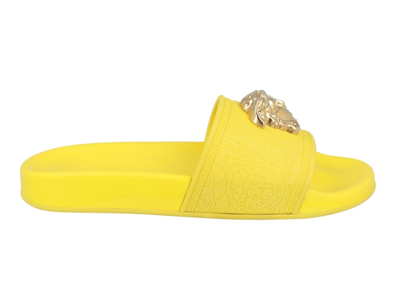 Versace Pool Slides Yellow (Women's) - DSR262CN-DGOM8-1Y02V - US