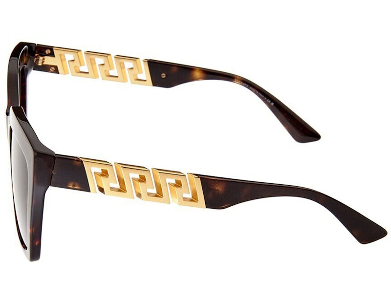 Versace Square Sunglasses Tortise (VE4418F-10887) in Acetate/Metal with ...