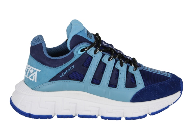 Versace Trigreca Low Top Blue Navy Men's - DSU8094_1A04984_6U92 - US
