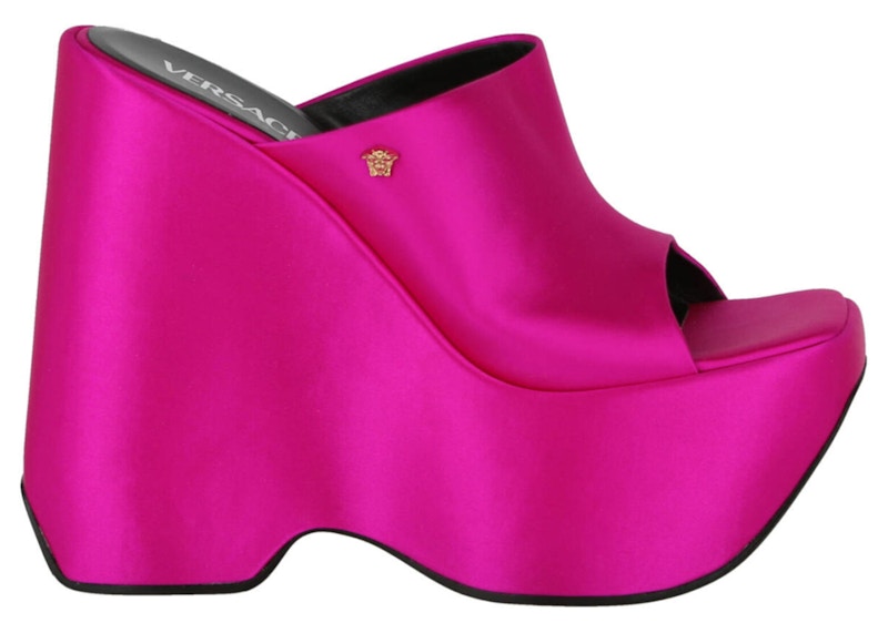 Versace Triplatform Platform Mules Pink (Women's) - 1004671-1A0061 ...
