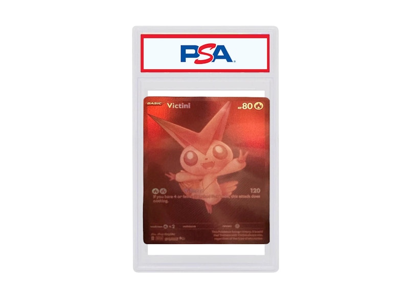 Victini 2025 Pokémon BLK Black White Rare #171 (PSA or BGS Graded ...