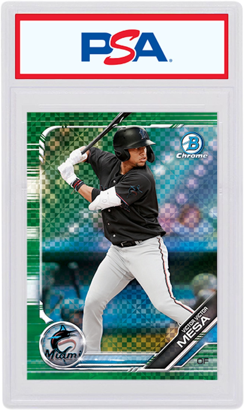 Victor Victor Mesa 2019 Bowman Chrome X Green X-Fractor /31 BCP-200 ...